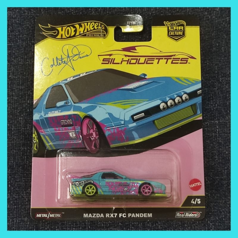 Jual Hotwheels Premium MAZDA RX7 FC PANDEM Silhouettes ban karet warna ...