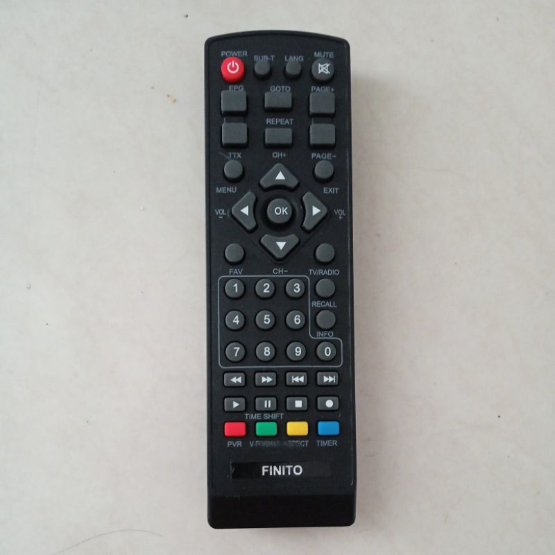 Jual remote STB FINITO set top box DVB T2 langsung pakai | Shopee Indonesia