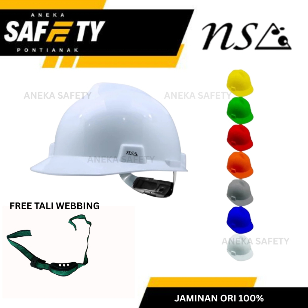 Jual helm safety NSA Vgard inner fastrack lengkap tali dagu standard ...