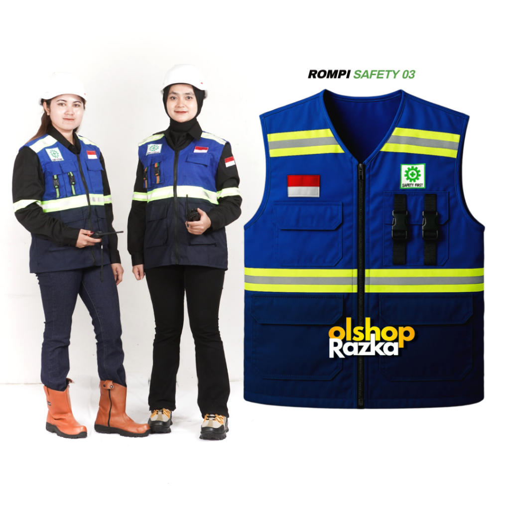 Jual ROMPI SAFETY. FIRST|ROMPI PROYEK|ROMPI TAMBANG|ROMPI LAPANGAN PRIA ...