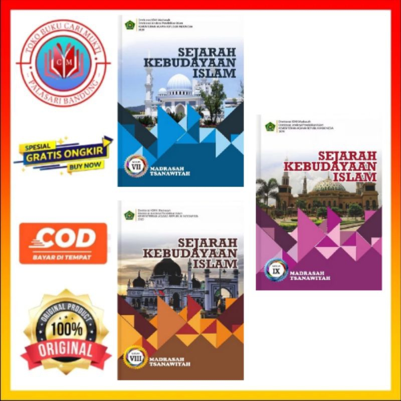 Jual BUKU SKI SEJARAH KEBUDAYAAN ISLAM UNTUK MTS KELAS 7.8.9.KMA 2020 KEMENAG | Shopee Indonesia