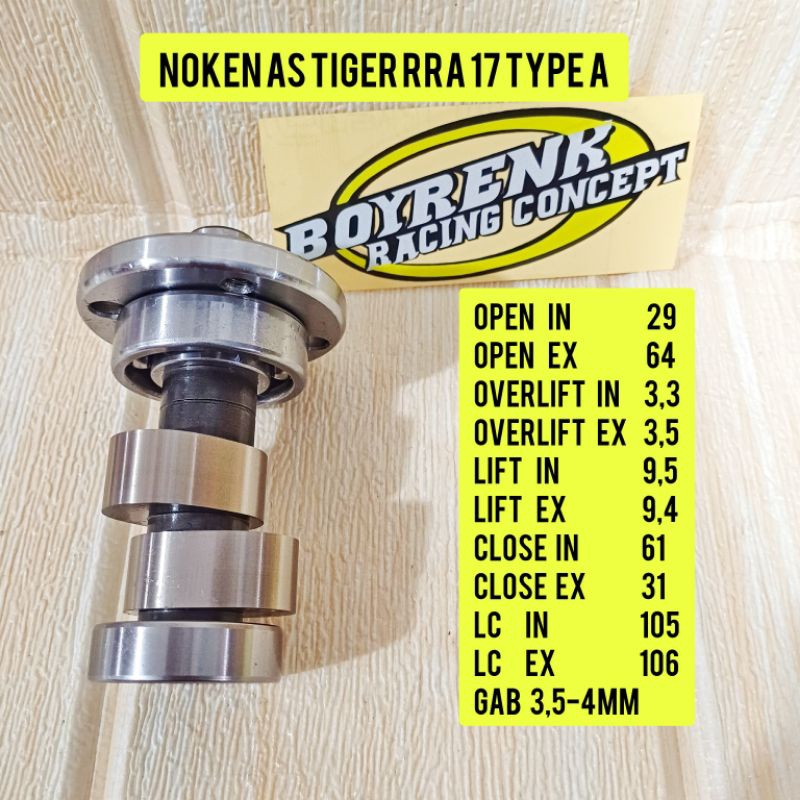 Jual NOKEN AS TIGER MEGAPRO GL SPECIAL HEREK TOURING CAM RRA 17 ...