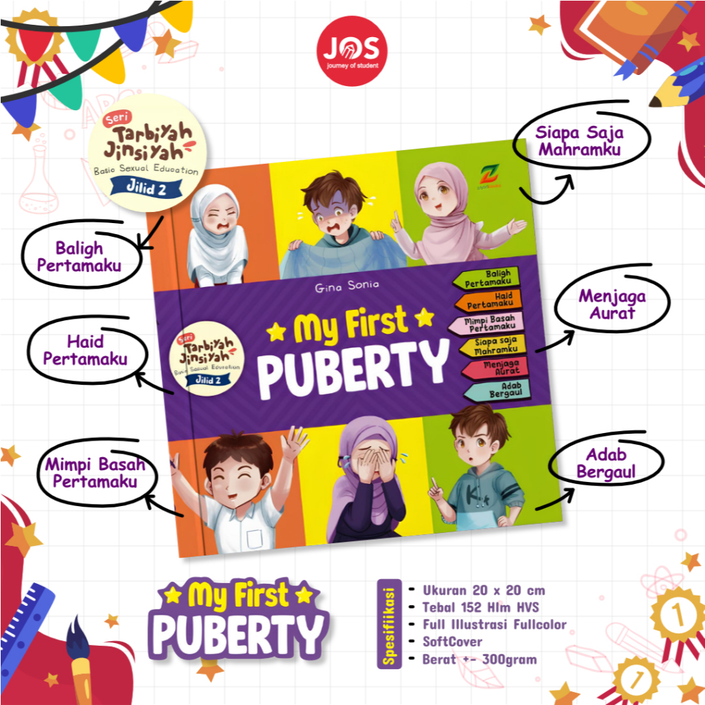 Jual My First Puberty Buku Anak Edukasi Menghadapi Masa Pubertas ...