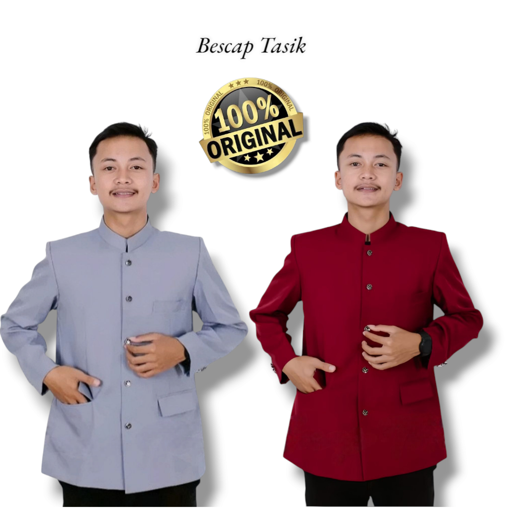 Jual Jasko Bescap Polos Motif Saku Tutup Original Jasko Pria Dewasa ...