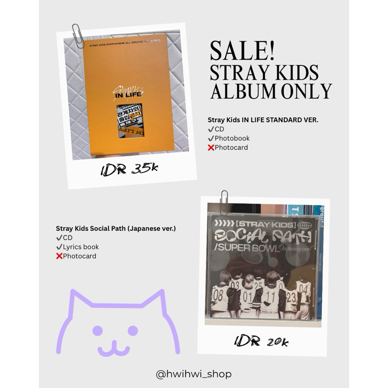 Jual STRAY KIDS ALBUM ONLY IN LIFE SOCIAL PATH SUPER BOWL JAPANESE VER ...