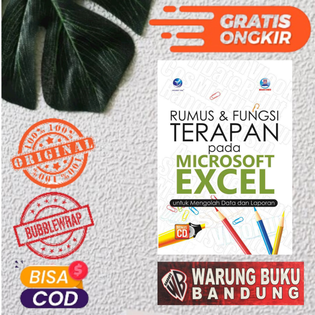 Jual Buku Rumus dan Fungsi Terapan pada Microsoft Excel untuk Mengolah Data dan Laporan ...