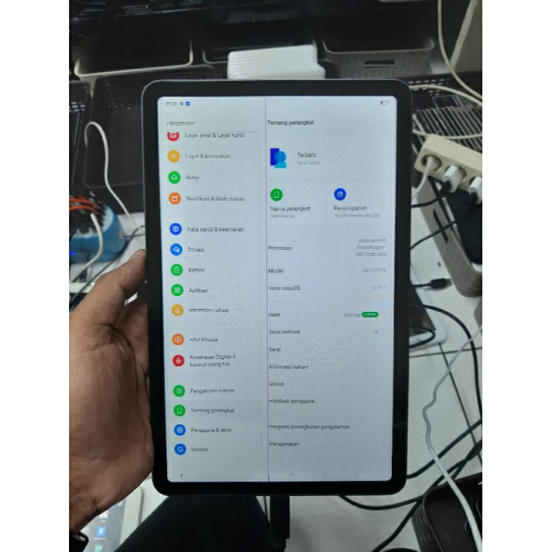 Jual Tab oppo Pad Air 64GB minus Lcd batangan Tablet oppo Pad air minus ...