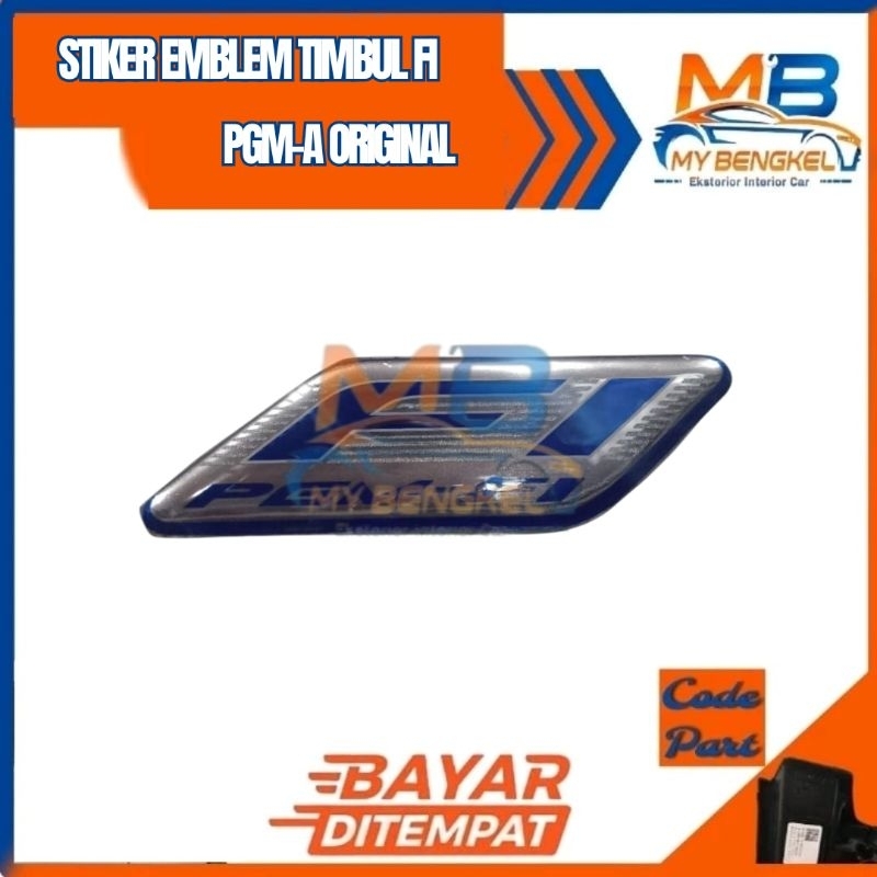 Jual Logo emblem 3D FI PGM-FI ORIGINAL HONDA HARGA SATU PIC | Shopee ...