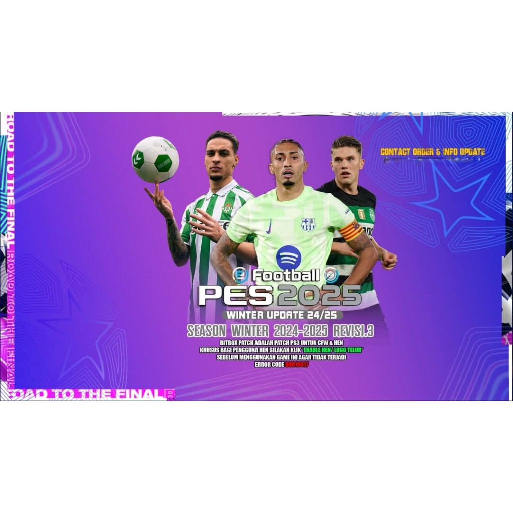 Jual PES 2025 BITBOX REV 3 WINTER SAYONARA EDITION PS3 VIA FLASDIS ...