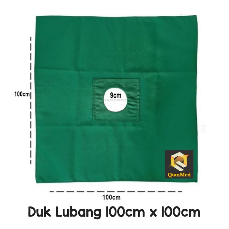 Jual Duk Lubang 100cm x 100cm / Duk Bolong 100cm x 100cm / Doek Lubang ...