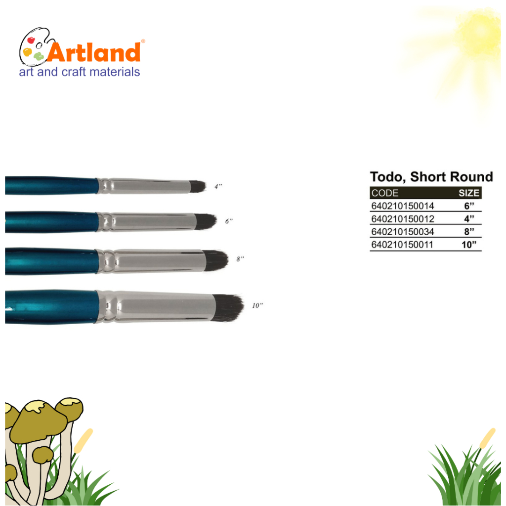 Jual De Goya Todo Round Brush – Kuas Lukis Profesional, Bulu Ox Ear ...