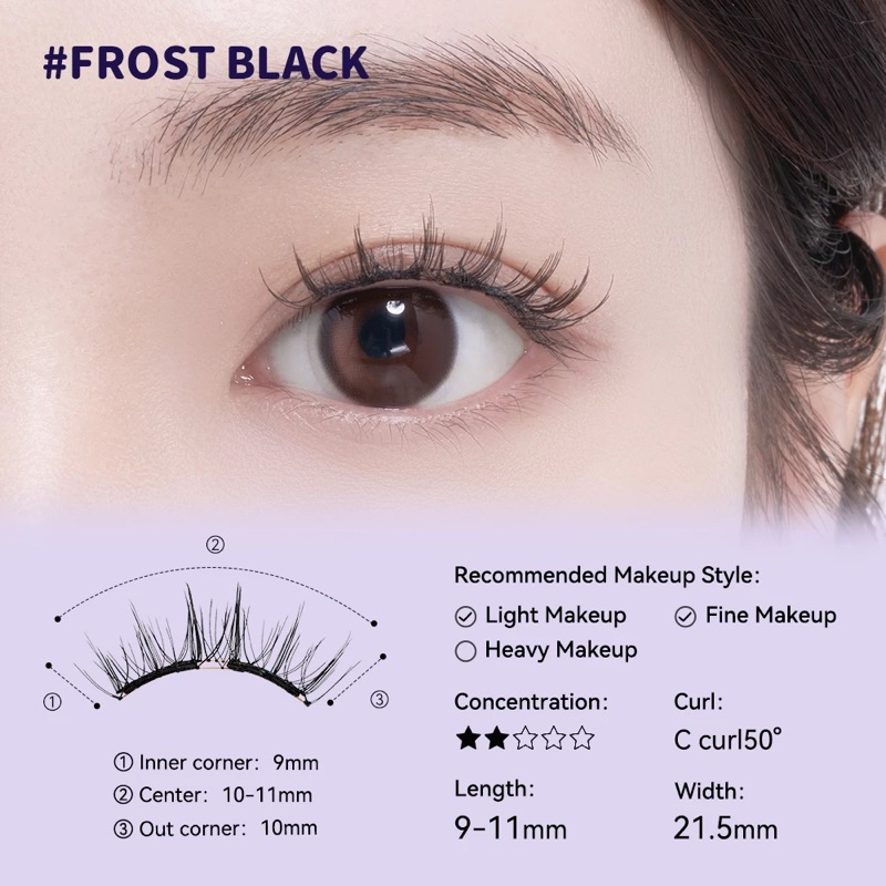 Jual WOSADO FROST BLACK BEARISBUG Magnetic Eyelashes | Shopee Indonesia