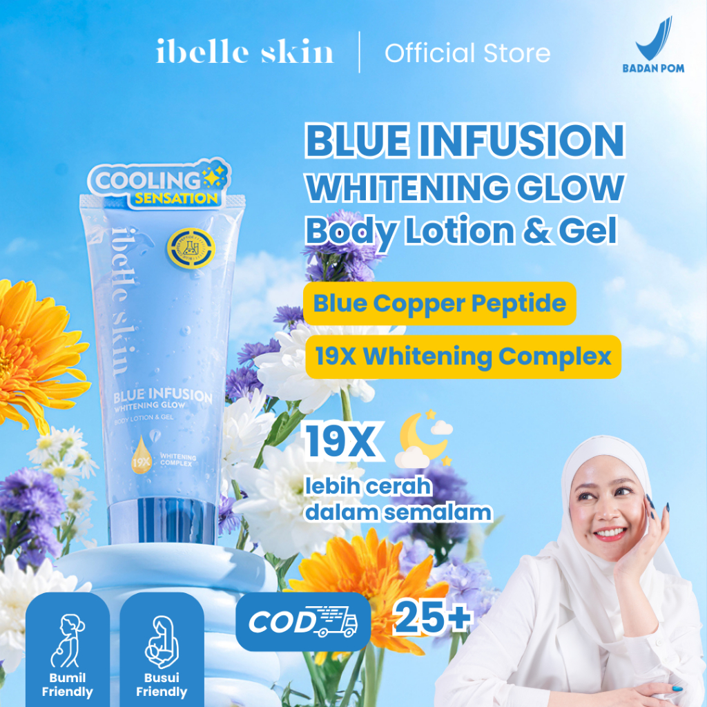 Jual Infus Duo Premium Body Lotion & Gel Whitening - Blue Infusion ...