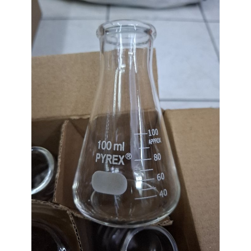 Jual Erlenmeyer 50, 100, 250, 500, 1000, 2000 ml Pyrex | Shopee Indonesia