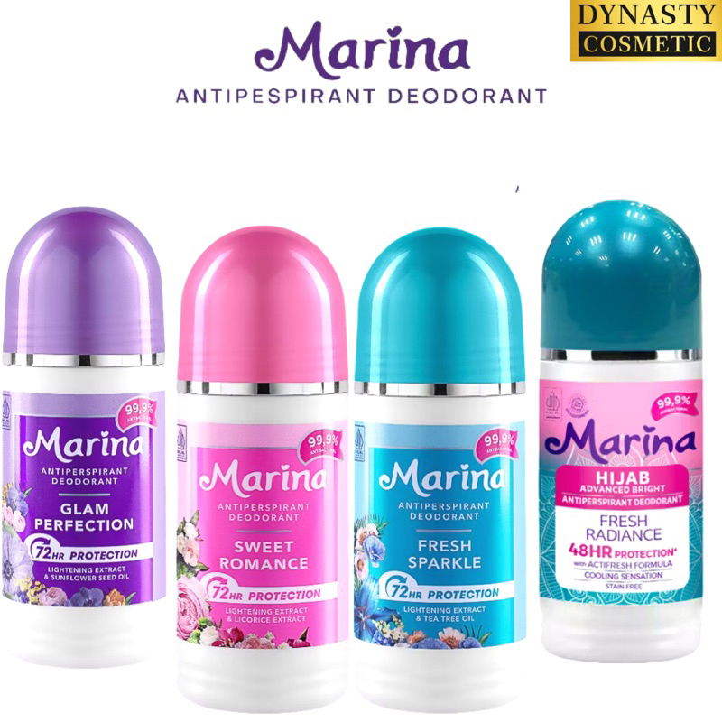 Jual DC MARINA Anti Perspirant Deodorant Roll On (45ml) | Shopee Indonesia