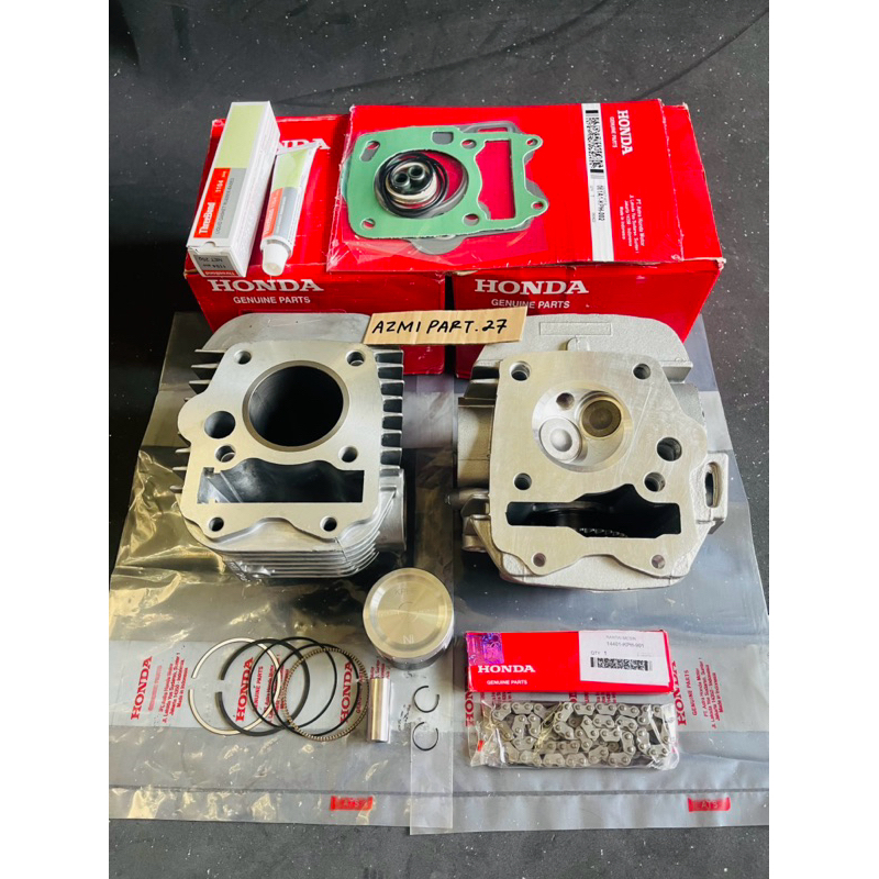 Jual Paket Komplit Blok Seher KPH+Cylinder Head Assy KPH Honda Supra x 125 karbu/Karisma/Kirana ...