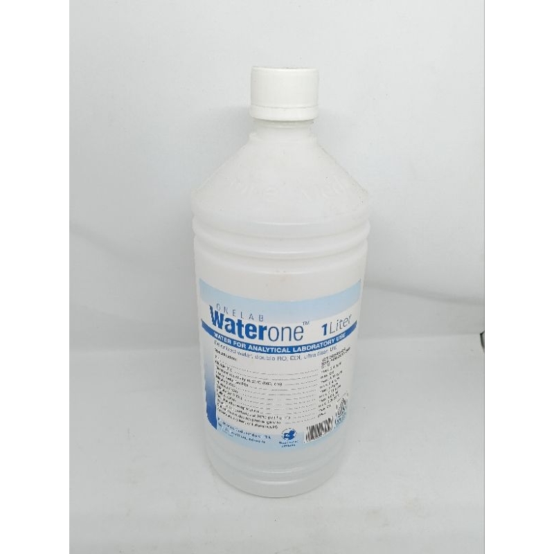 Jual Waterone purified water H20 Aquabidest 1 liter | Shopee Indonesia