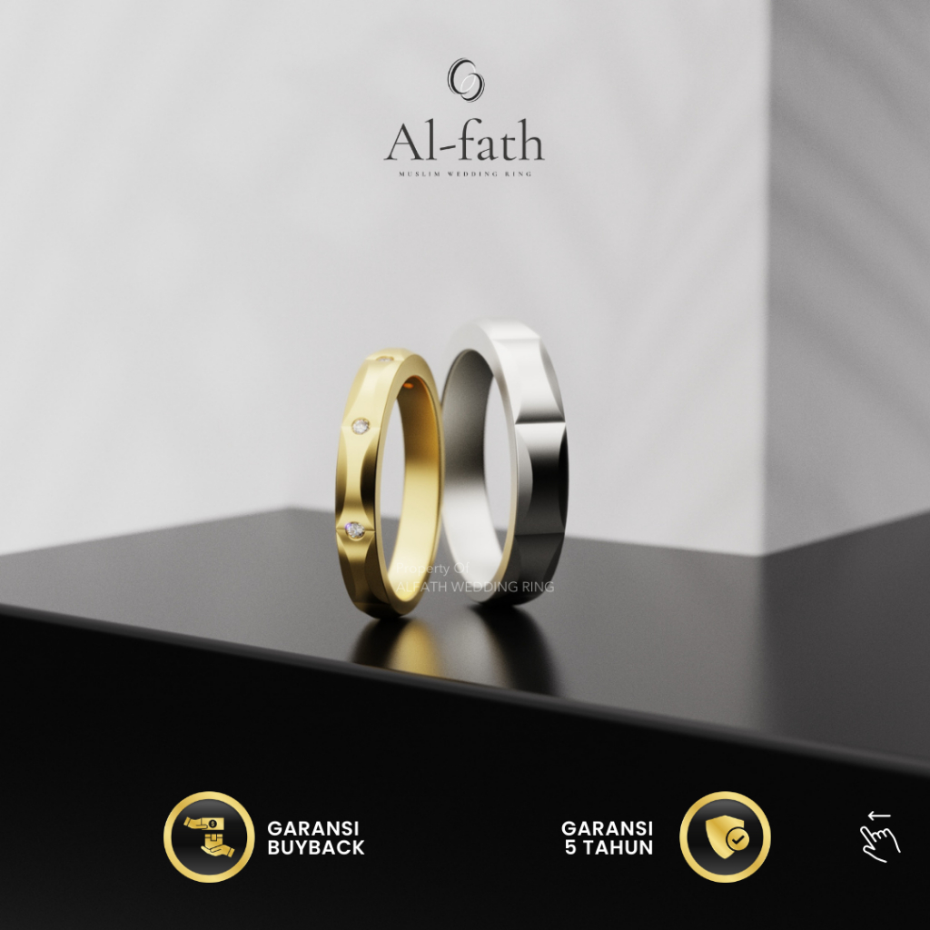 Jual Cincin Couple Kawin Nikah Muslim Pasangan Tunangan Lamaran Perak ...