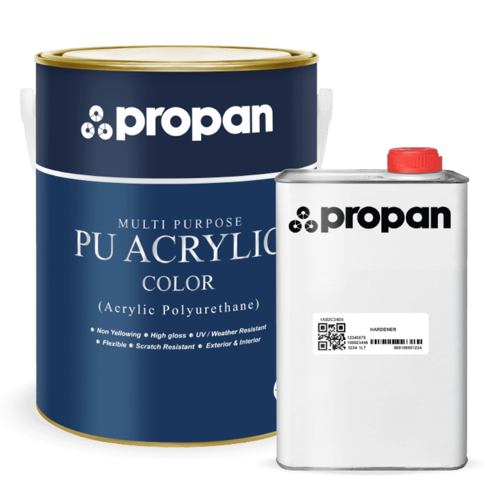 Jual CAT PROPAN MULTIPURPOSE PU ACRYLIC COLOR GLOSS 5 LITER - WARNA ...