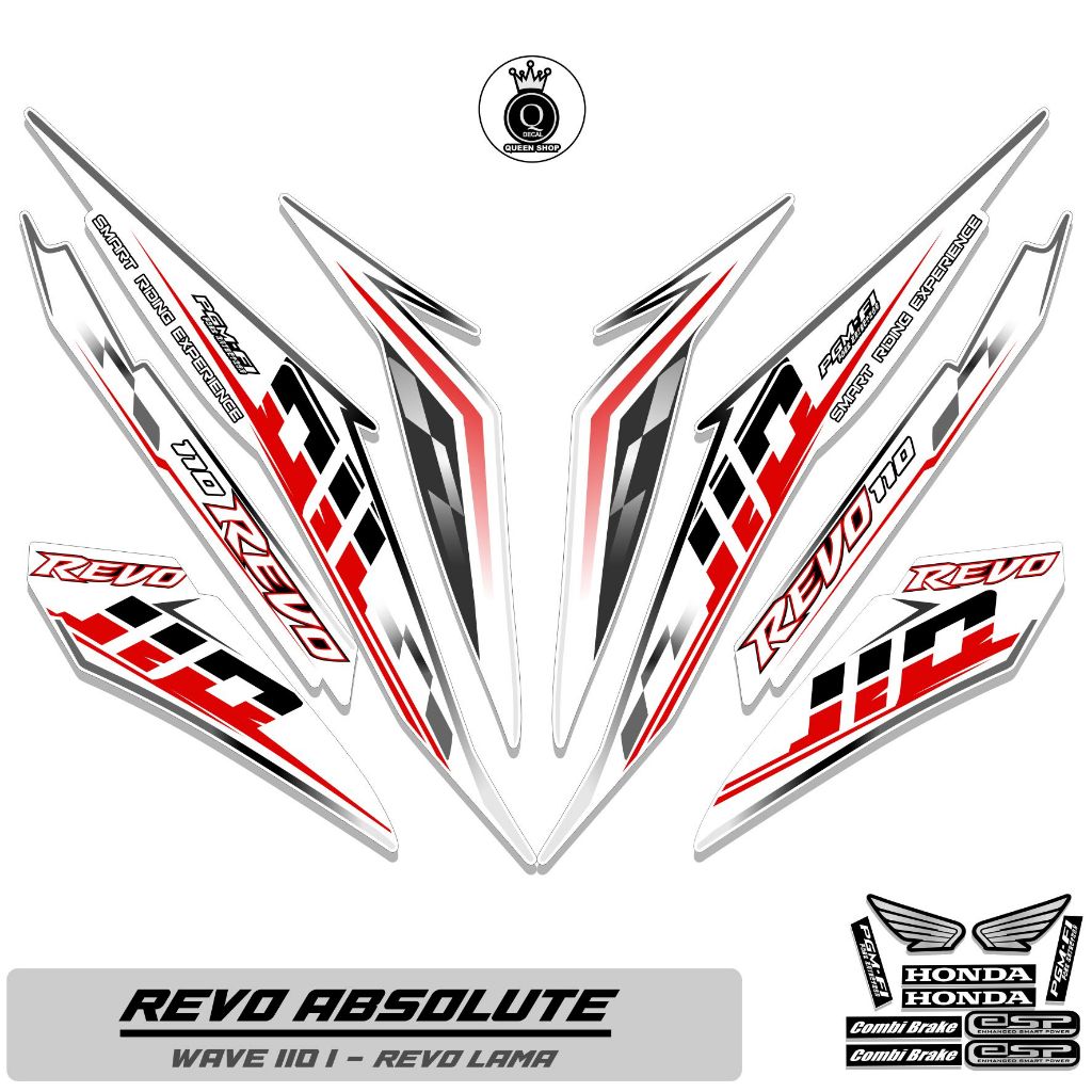 Jual STRIPING ABSOLUTE REVO 110 CW MOTIF 013 /STICKER ABSOLUTE REVO 110 ...