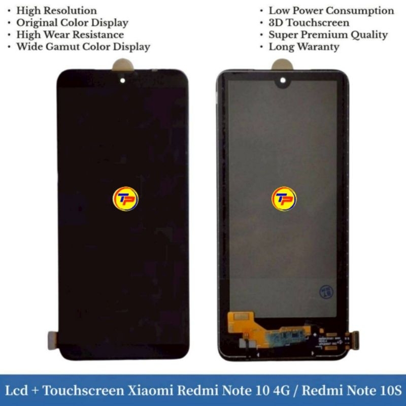 Jual Lcd + Touchscreen Xiaomi Redmi Note 10 4G / Redmi Note 10S ...