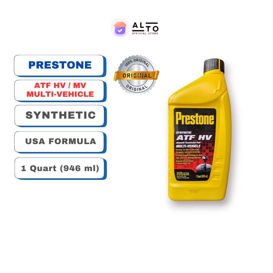 Jual Prestone Oli Transmisi Matic ATF HV MV Multy-Vehicle Synthetic [946ml] Original | Shopee ...