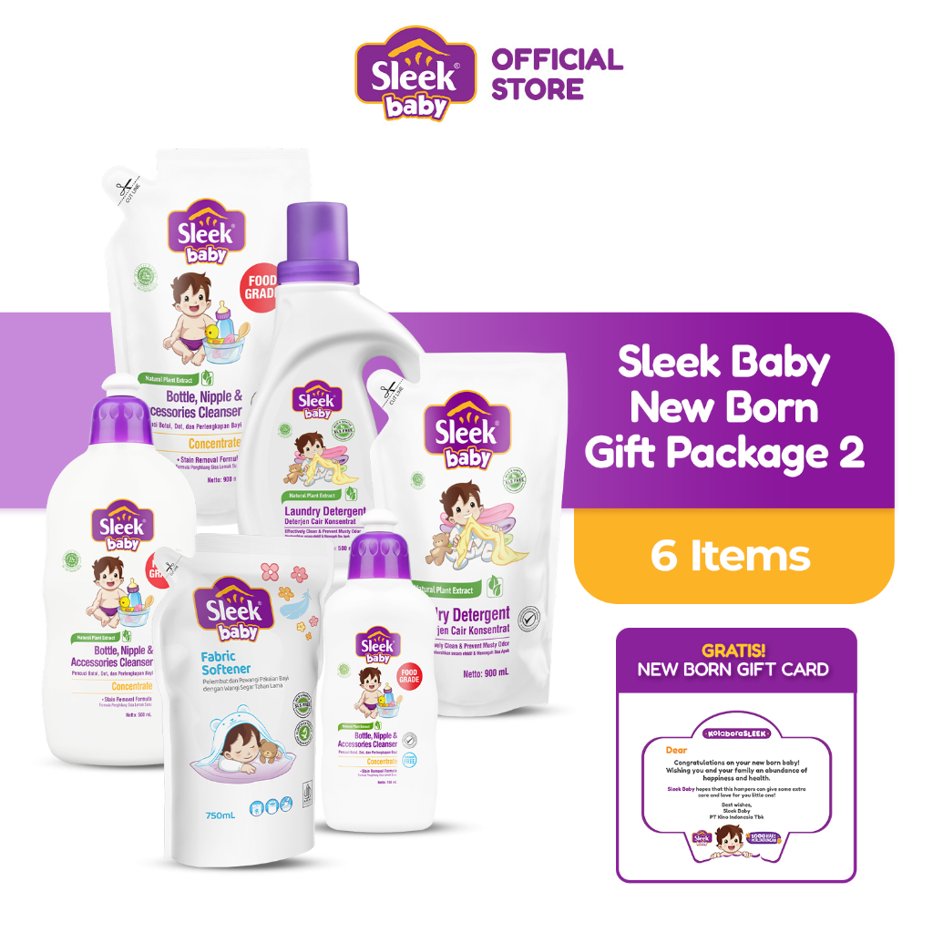 Jual Sleek Baby Newborn Gift Package 2 | Shopee Indonesia
