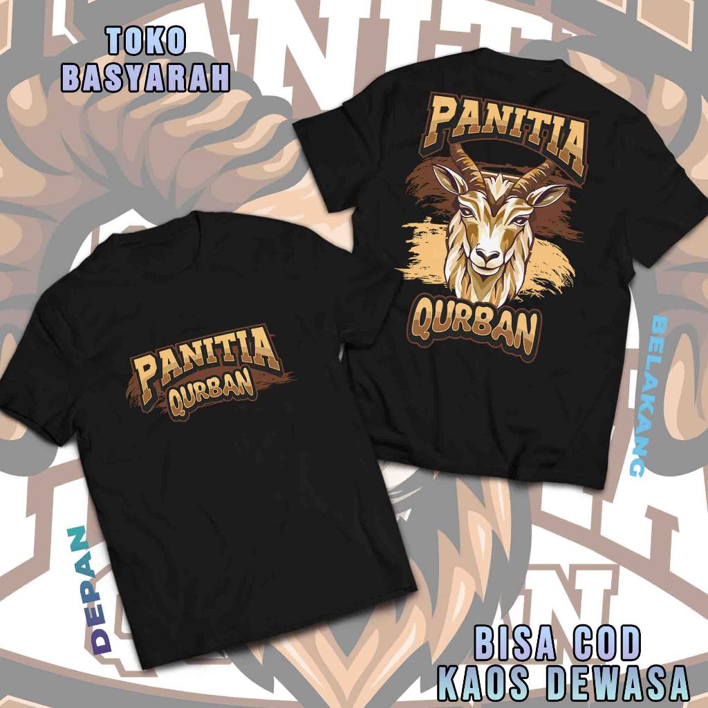 Jual KAOS DEWASA PANITIA QURBAN SAPI KAMBING 3 - BAJU EDISI IDUL ADHA ...