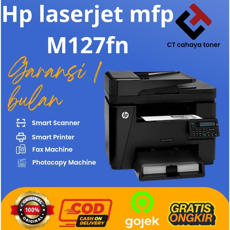 Jual Printer Hp LaserJet Pro MFP M127fn Monochrome | Shopee Indonesia