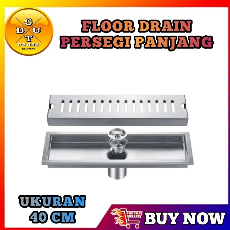 Jual Flor Drain Persegi Panjang 40cm/ Saringan Got / Flor Drain ...