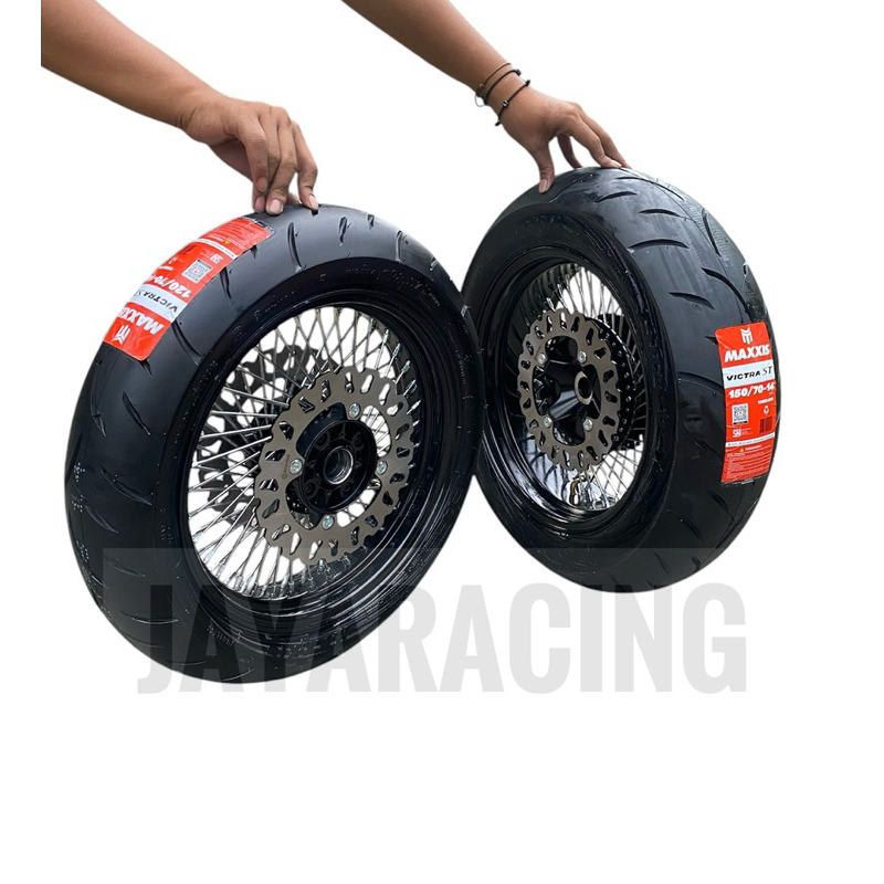 Jual VELG CUSTOM DOUBLE DISC CAKRAM RING 14 LEBAR 500 450 300 NMAX ...