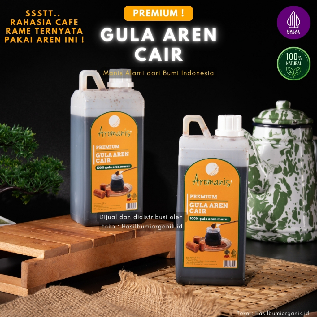 Jual AROMANIS GULA AREN CAIR 100% Murni Tanpa Pengawet & Pewarna – 1.2 ...