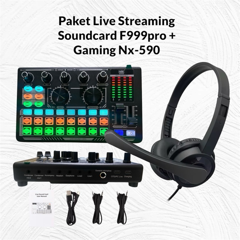 Jual [BEST]SoundCard Nixnox V8New F999pro F009 Mixer Audio Usb External ...