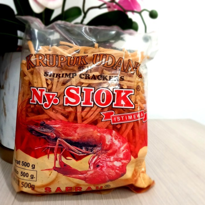 Jual KERUPUK UDANG NY SIOK STICK dan OVAL / KRUPUK MENTAH NY. SIOK ...
