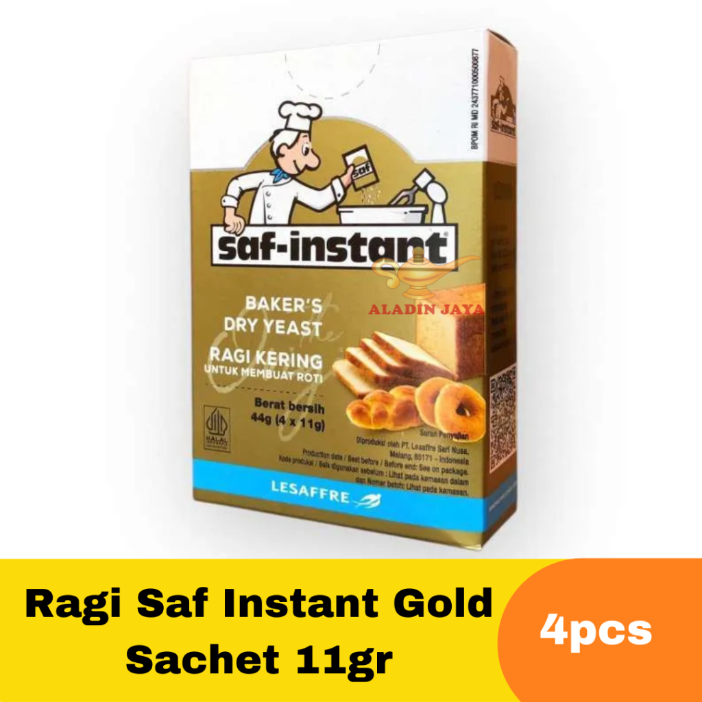 Jual Ragi Saf Instant Gold Sachet 4x11gr | Shopee Indonesia