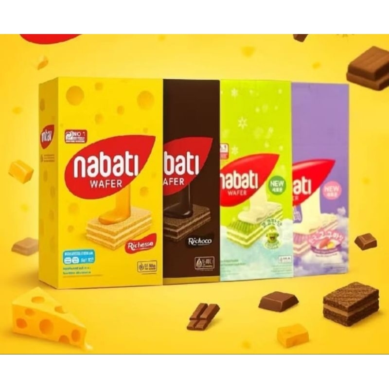 Jual NABATI WAFER KOTAK ISI 20 RICHEESE RICHOCO KOREAN GOGUMA KELAPA ...