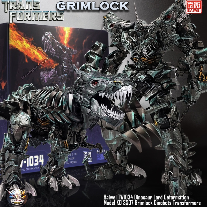Jual Figure Robot Transformers Grimlock Ancient Leader Dinosaurus T-Rex Not LS-05 KO Studio ...
