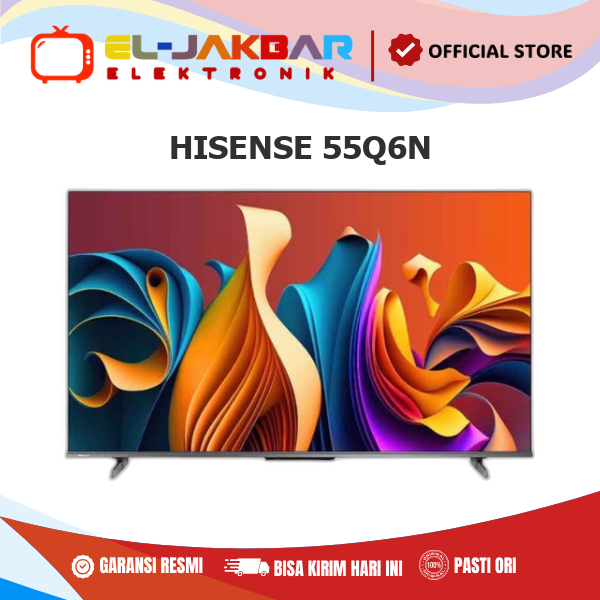 Jual HISENSE 55Q6N GOOGLE SMART TV 55 INCH BEZELLES QUANTUM DOT QLED DOBLY VISION ATMOS 55Q6N ...
