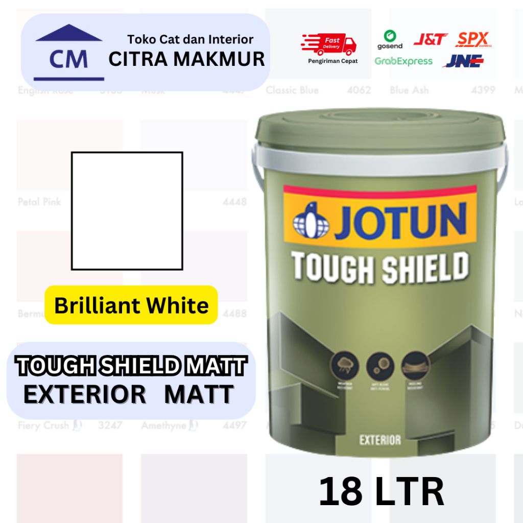 Jual JOTUN TOUGH SHIELD Matt | Brillliant White 18 Ltr | Shopee Indonesia