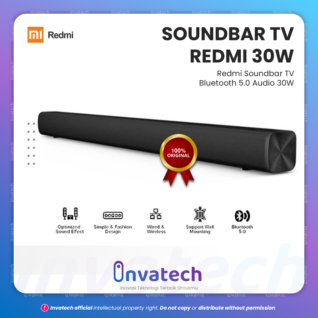 Jual Redmi Soundbar Active Speaker 30W Home Theater Bluetooth 5.0 - MDZ ...