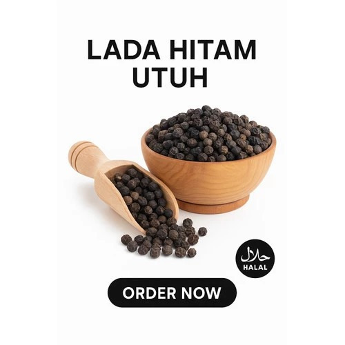 Jual LADA HITAM UTUH 500 GR - WHOLE PURE BLACK PEPPER HALAL SULAWESI ...