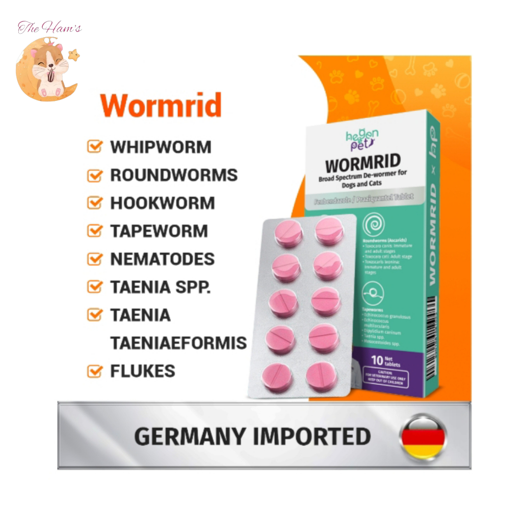 Jual ( The Ham's) Wormrid Hegen Pet -obat Cacing Kucing /Anjing - pita ...