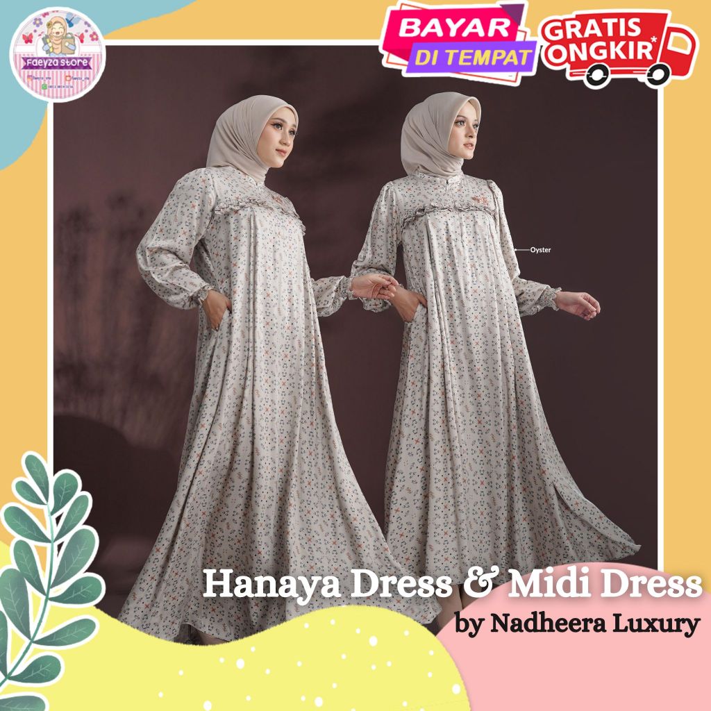 Jual INSYAALLAH READY JULI 2025 [BELUM READY] [PRE ORDER] Hanaya Dress & Midi Dress ORI by ...