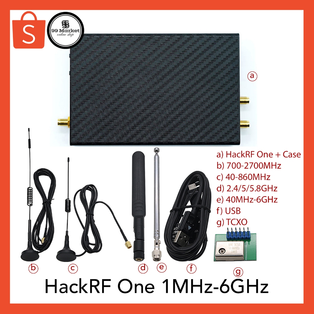 Jual HackRF One 1MHz 6GHz SDR Development Board Wireless Telecommunication Software Defined ...