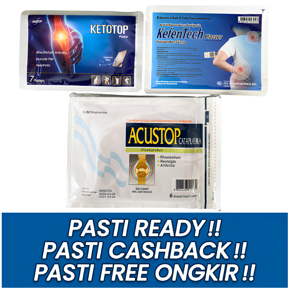 Jual KOYO KEFENTECH KETOTOP ACUSTOP CATAPLASMA ORIGINAL READY ...