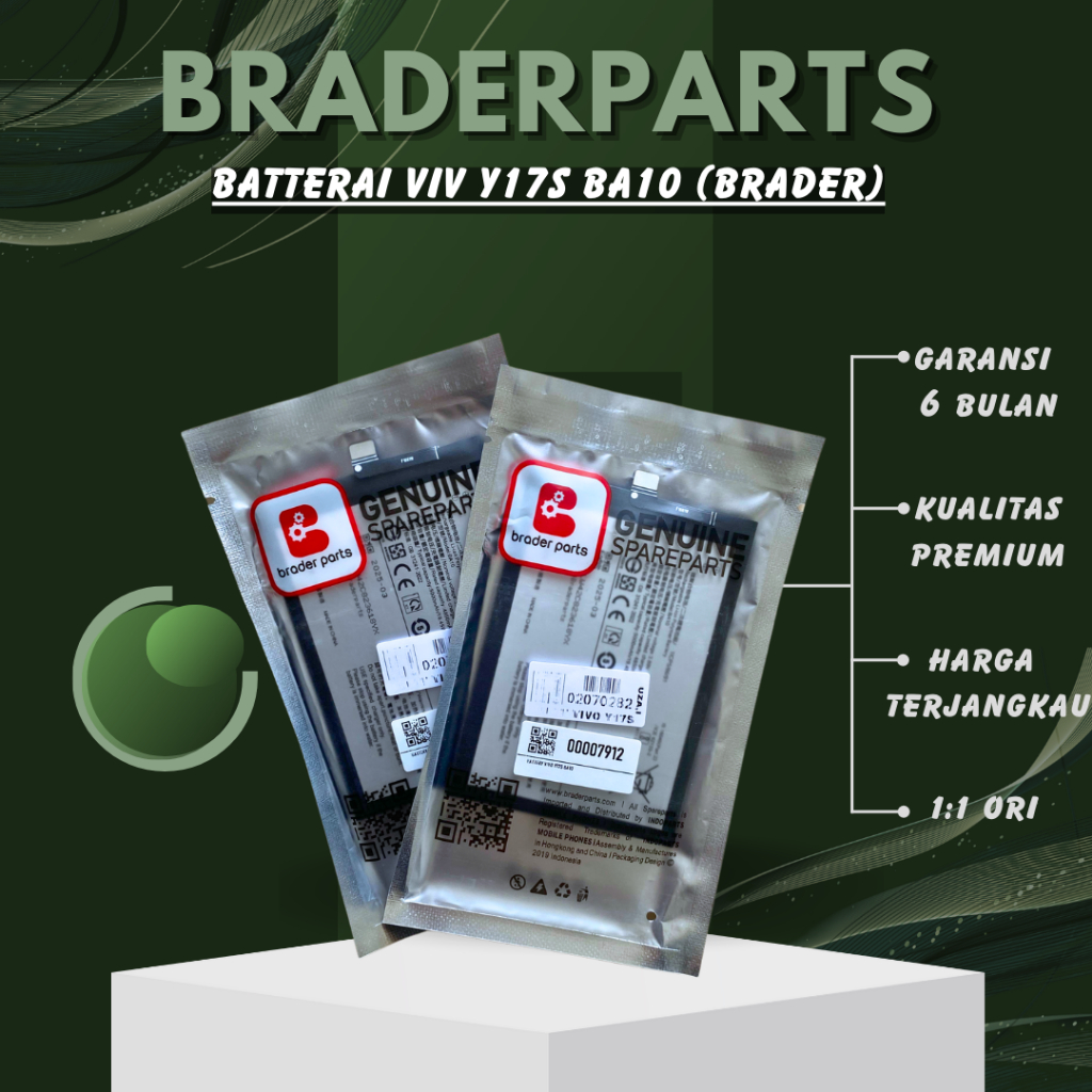 Jual BATTERAI VIVO Y17S BA10 (BRADER) | Shopee Indonesia