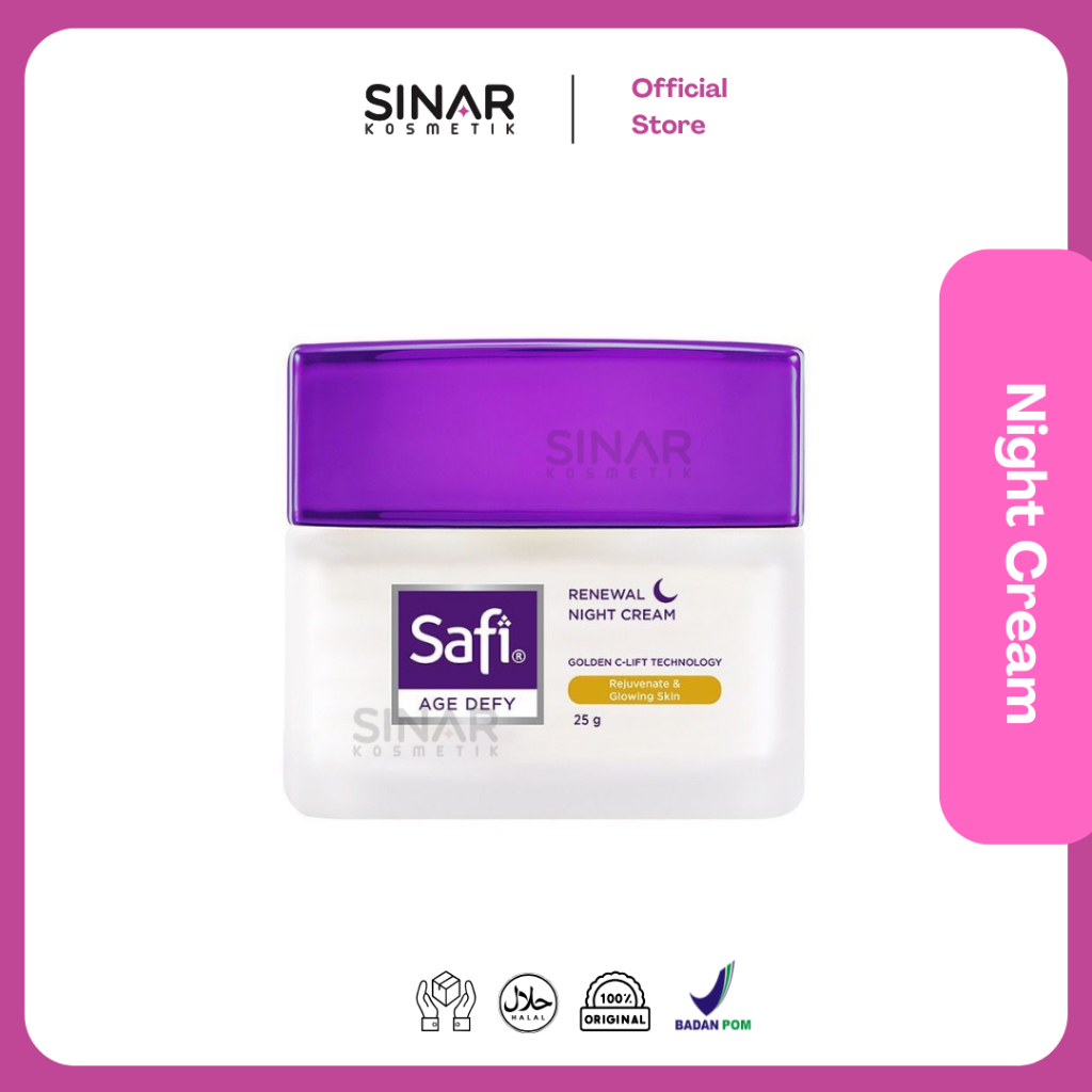 Jual Safi Age Defy Renewal Night Cream 25gr (NEW IMPROVED FORMULA ...