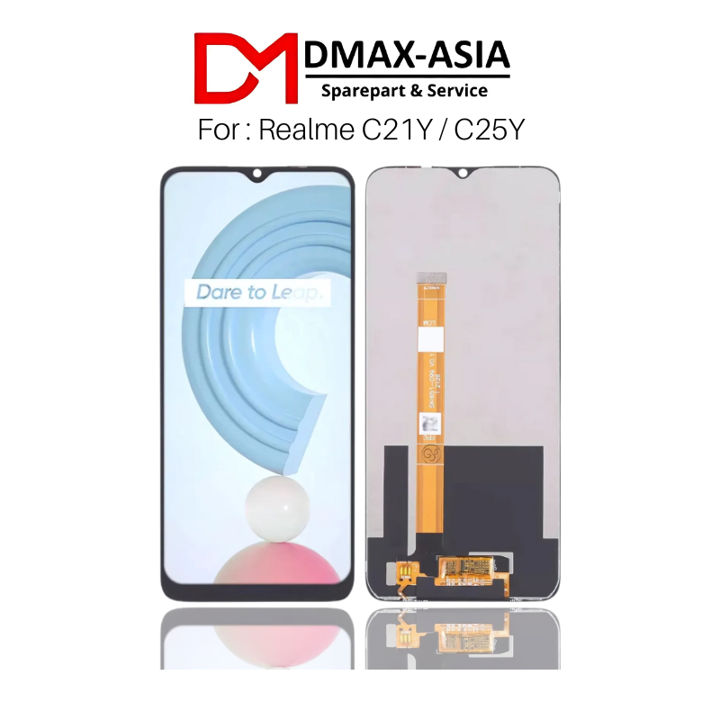 Jual Dmax-Asia LCD Oppo Realme C21Y / C25Y Fullset Touchscreen Original ...