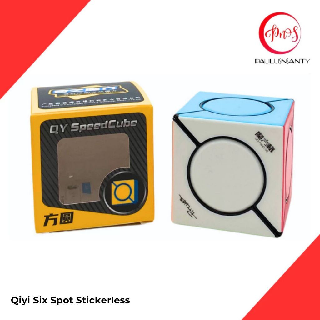 Jual Cube Puzzle Six Spot Qiyi Six Spot Cube Stickerless ORIGINAL ...