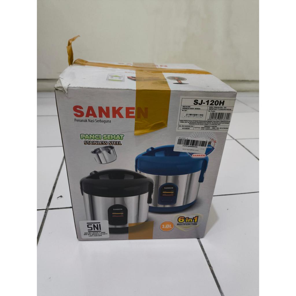 Jual Preloved Rice Cooker Sanken Stainless Steel Ukuran 1 Liter ...